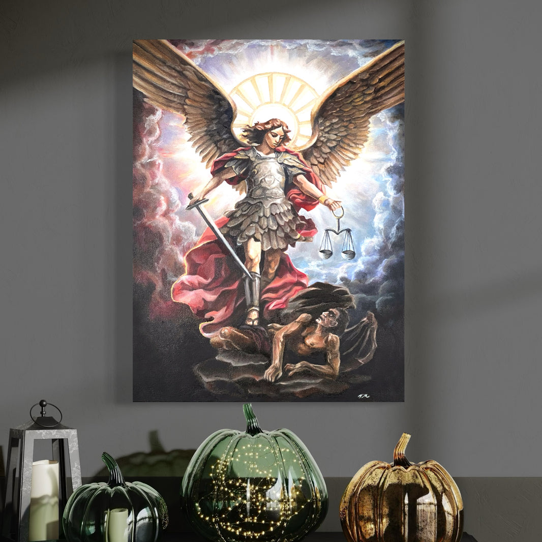 Archangel Michael - Canvas – Tommy Manning Art