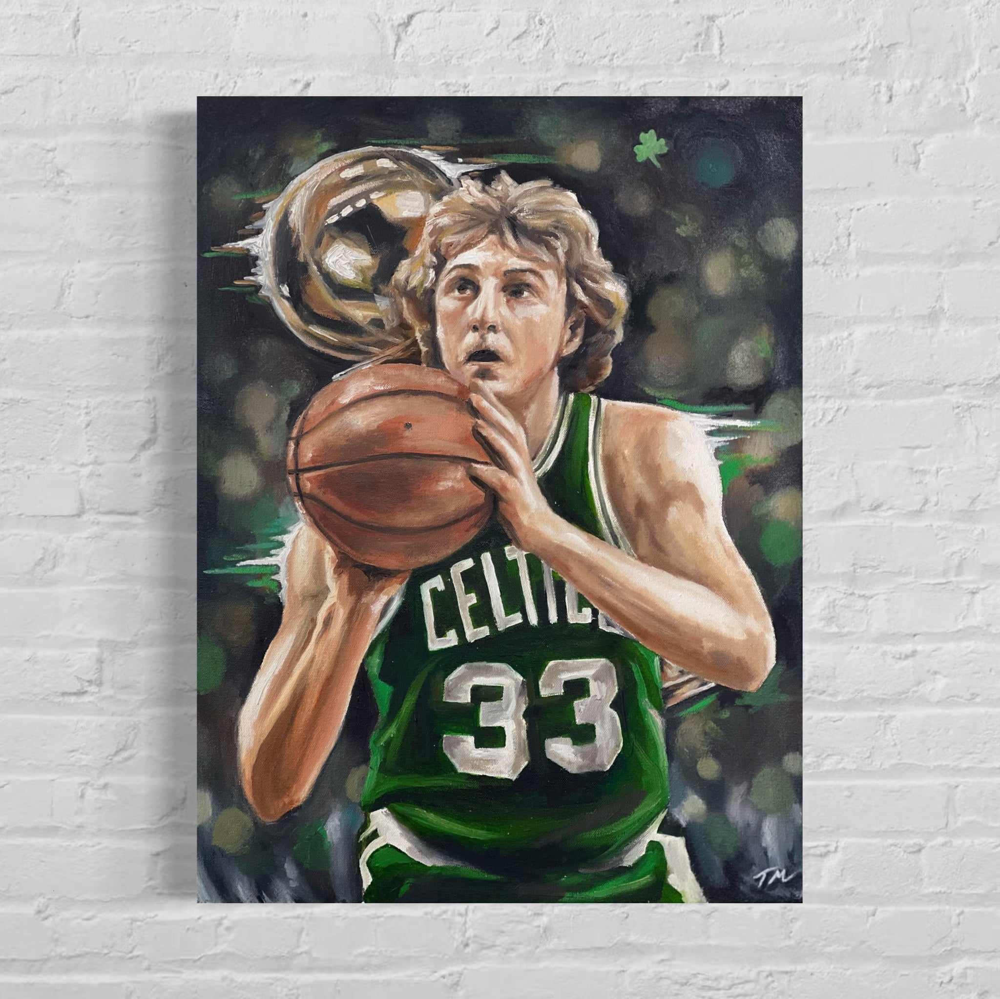 Larry Bird Poster Wall Art Prints – Tommy Manning Art