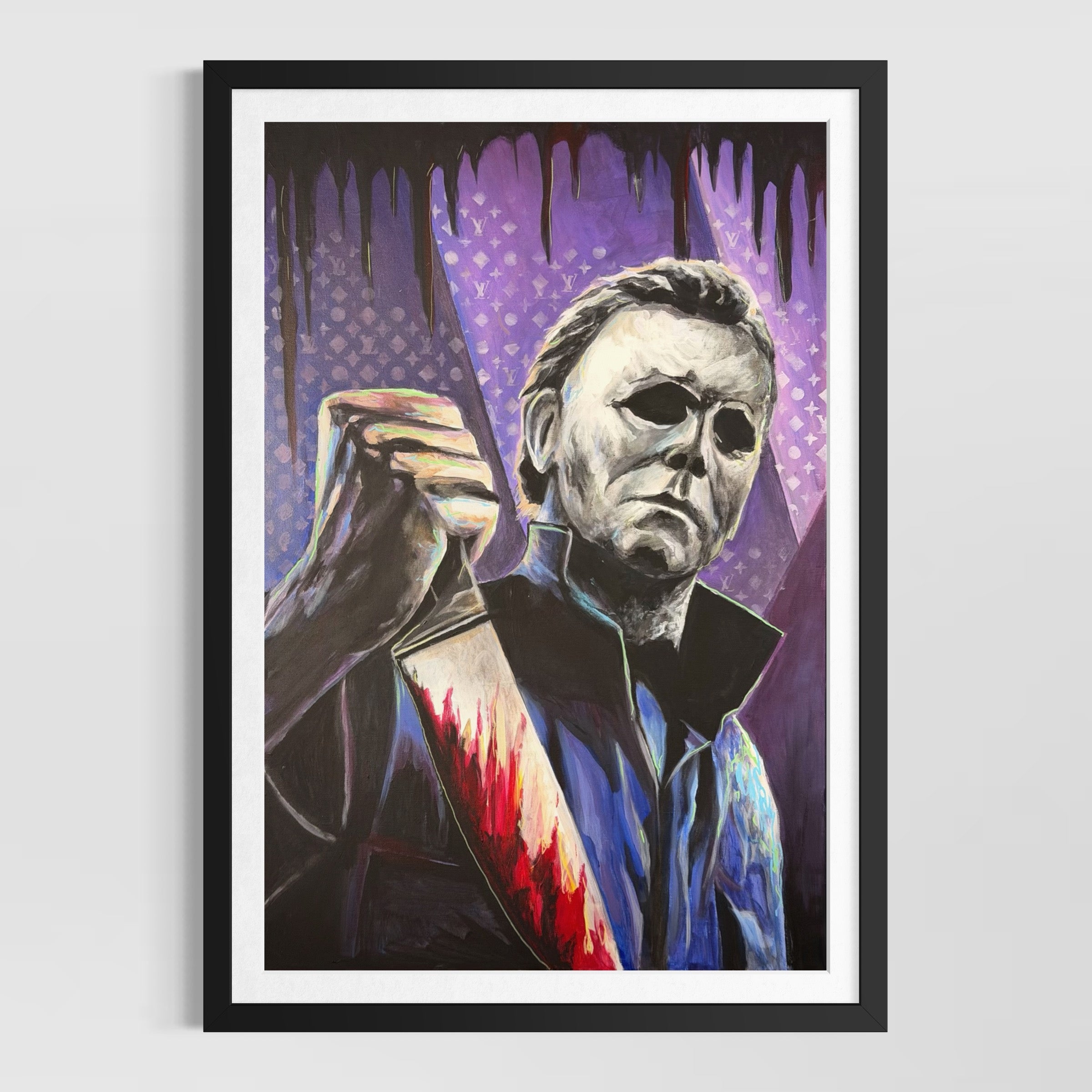 Michael Myers Poster Print/Canvas Print – Tommy Manning Art