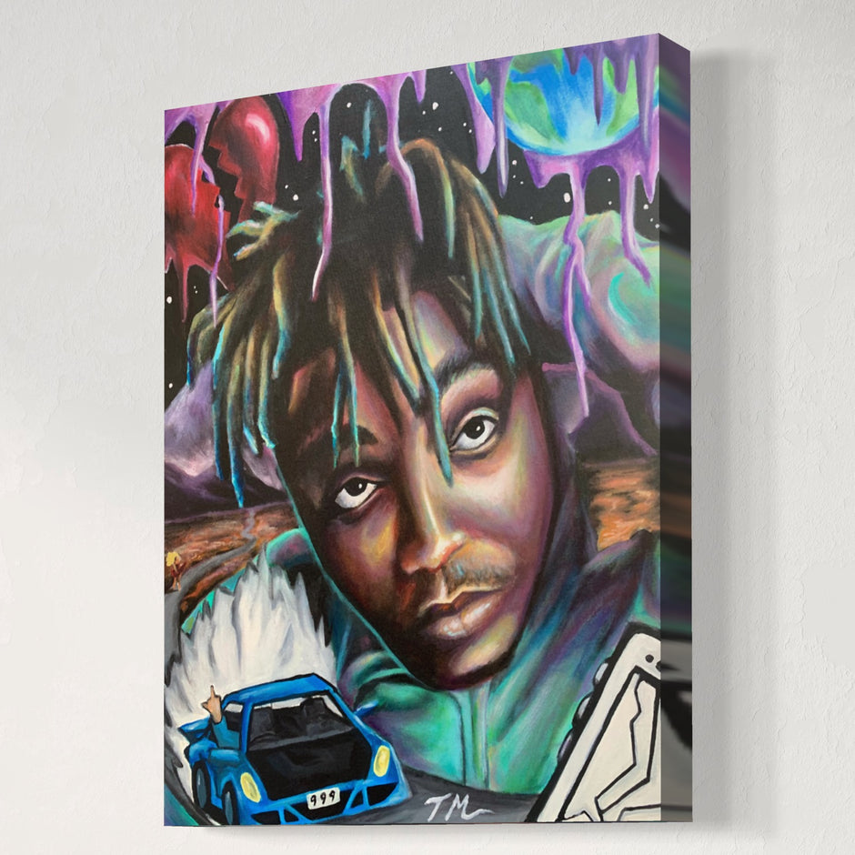 JUICE WRLD Canvas Wall Art Prints – Tommy Manning Art