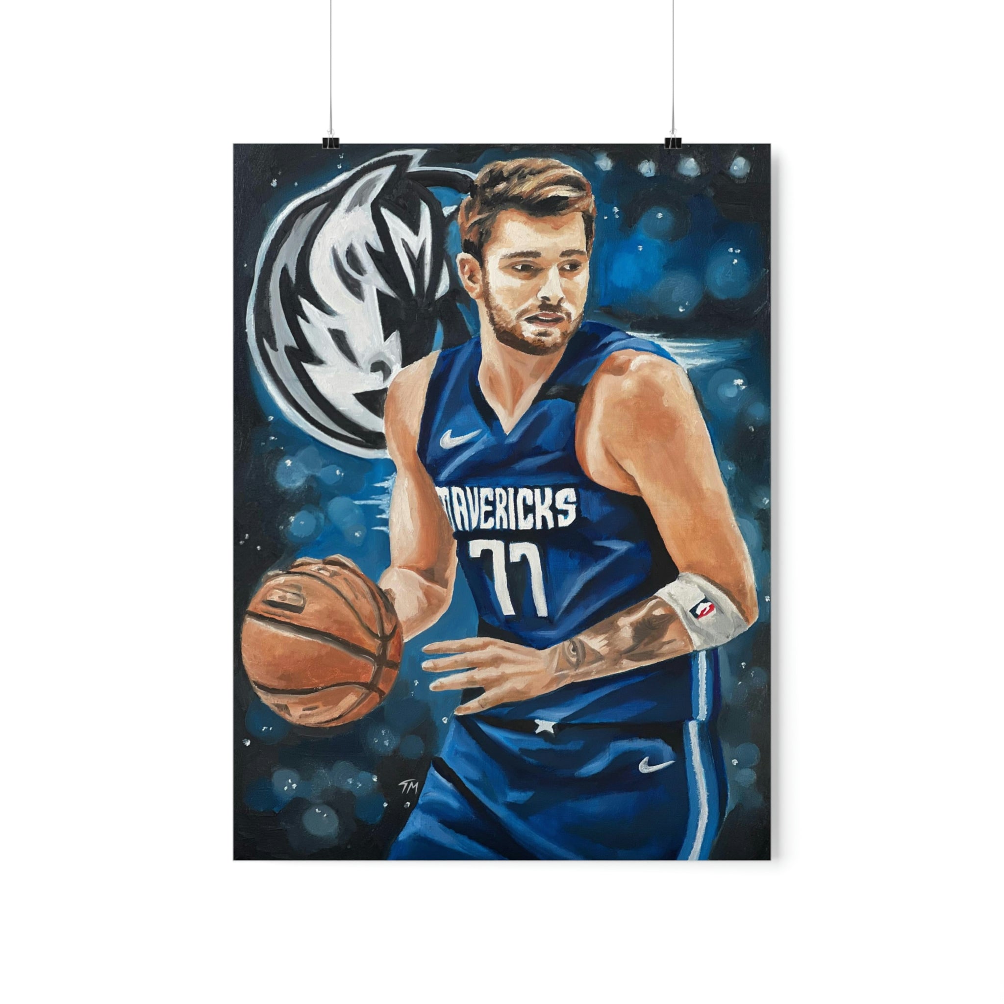 Luka Doncic Poster Wall Art Prints – Tommy Manning Art